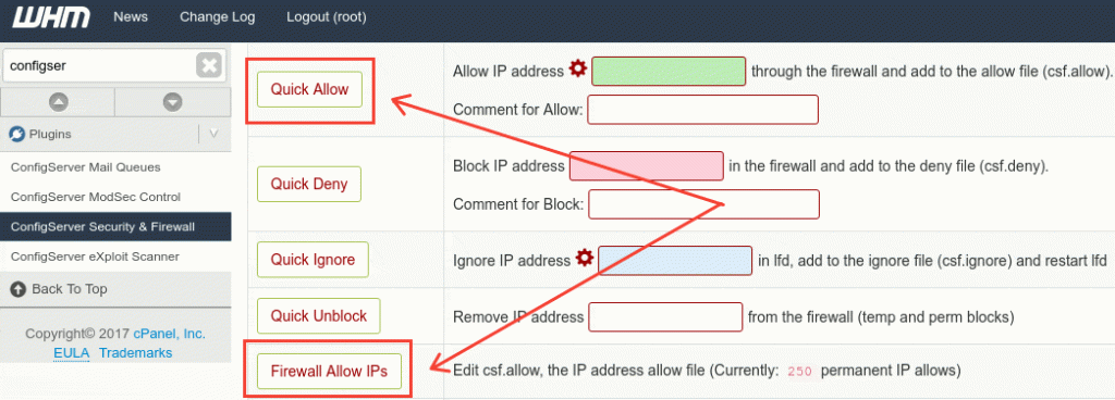 How to Install & Configure CSF for cPanel/WHM