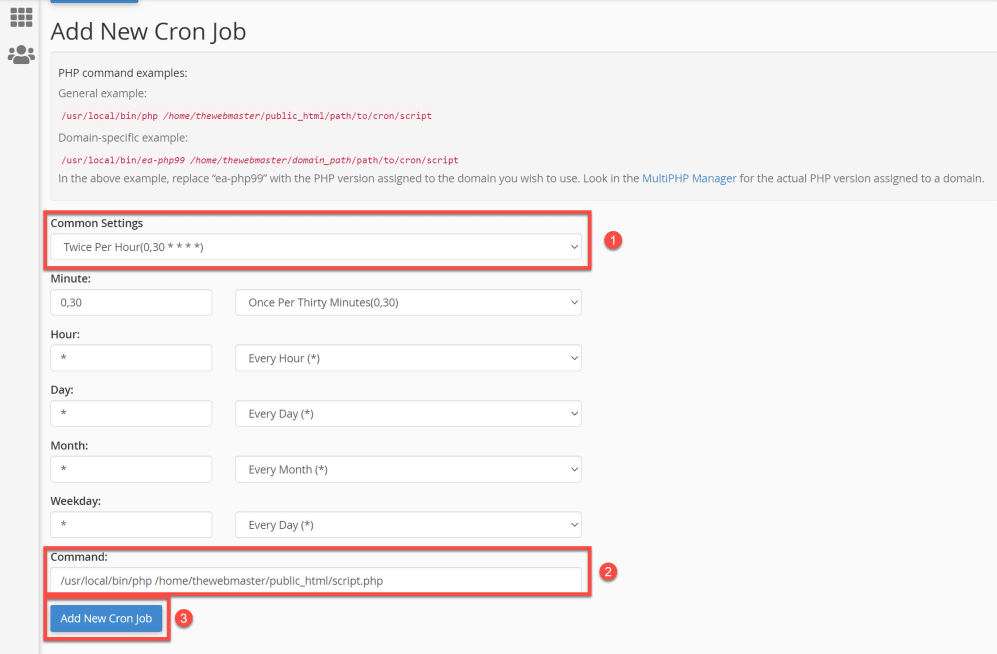How to Create a Cron Job in CPanel